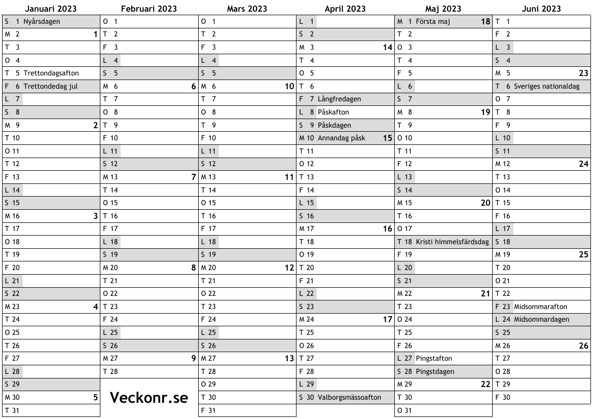 Kalender 2023 1 a Halv r